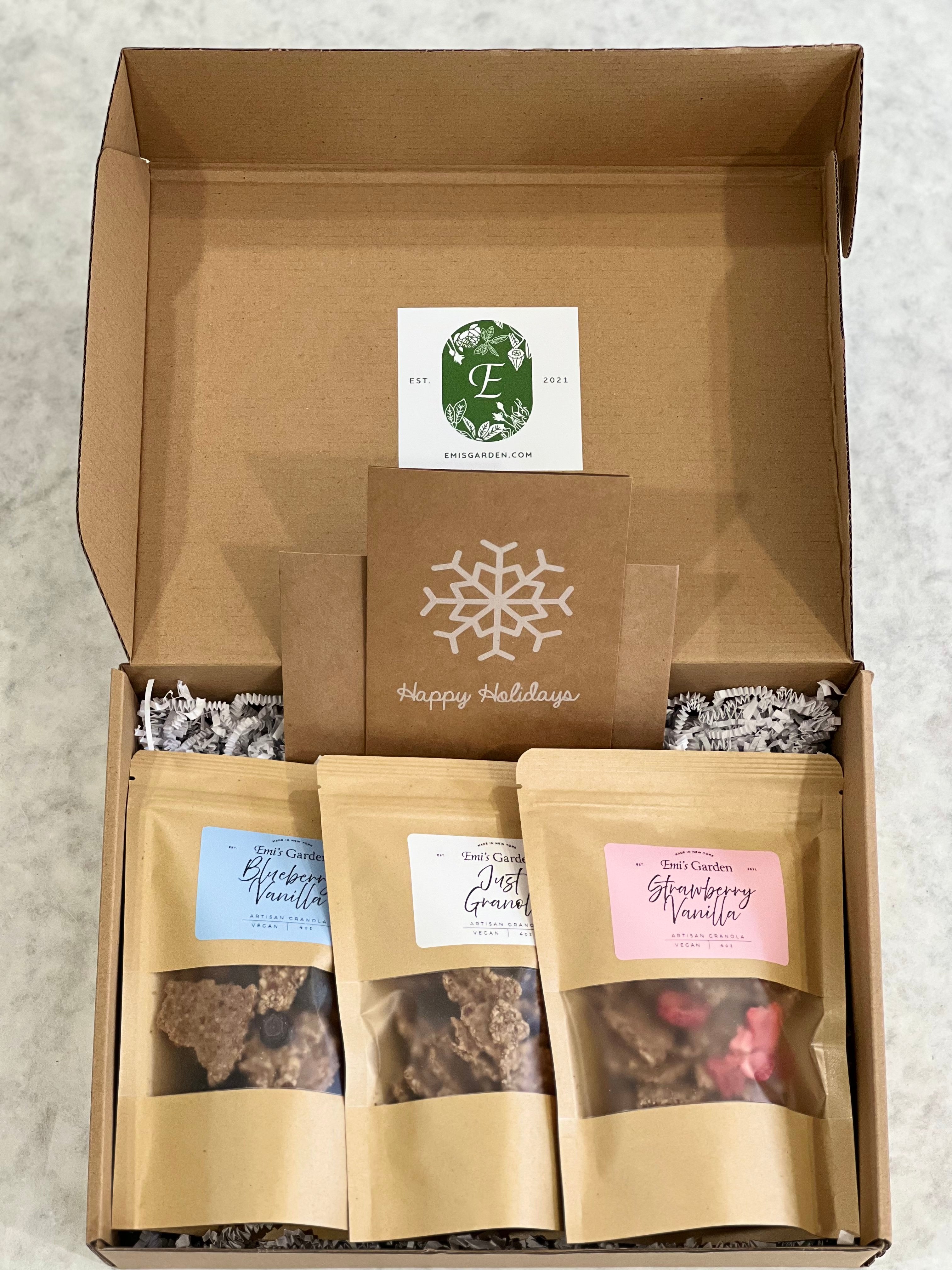 Granola Lovers Holiday Gift Box (*Available November - December) – Emi ...